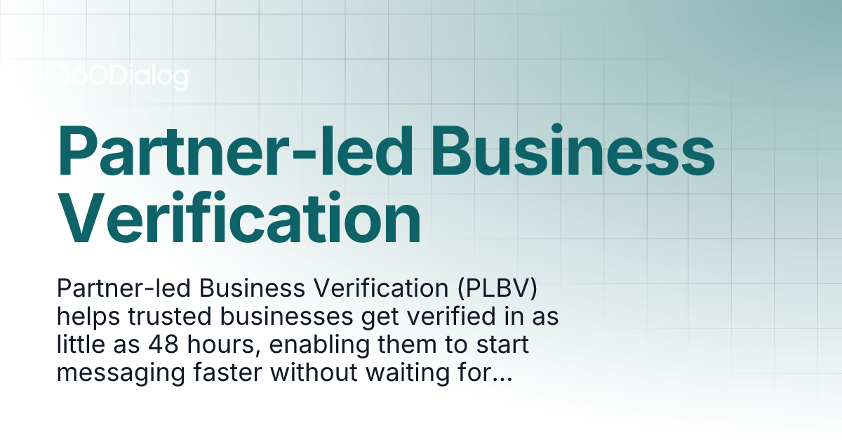Partner-led Business Verification | Client Documentation