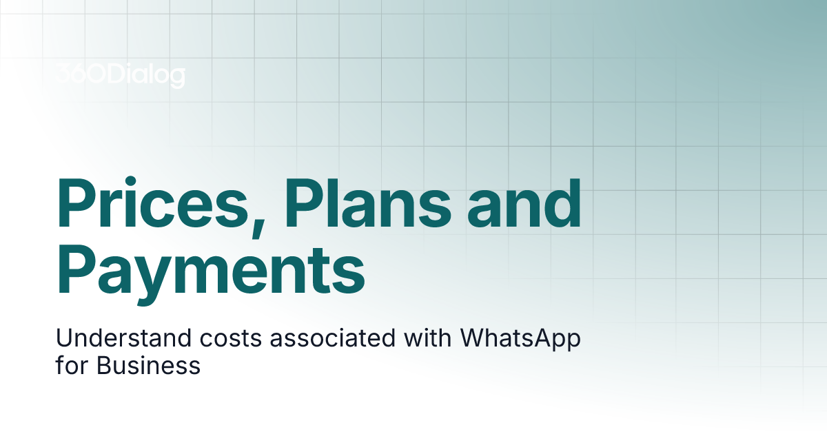 Prices, Plans and Payments | Client Documentation