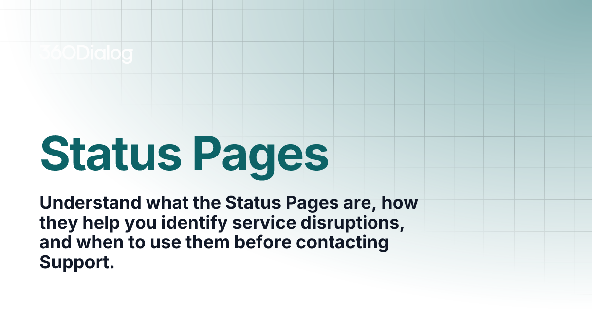 Status Pages | Client Documentation