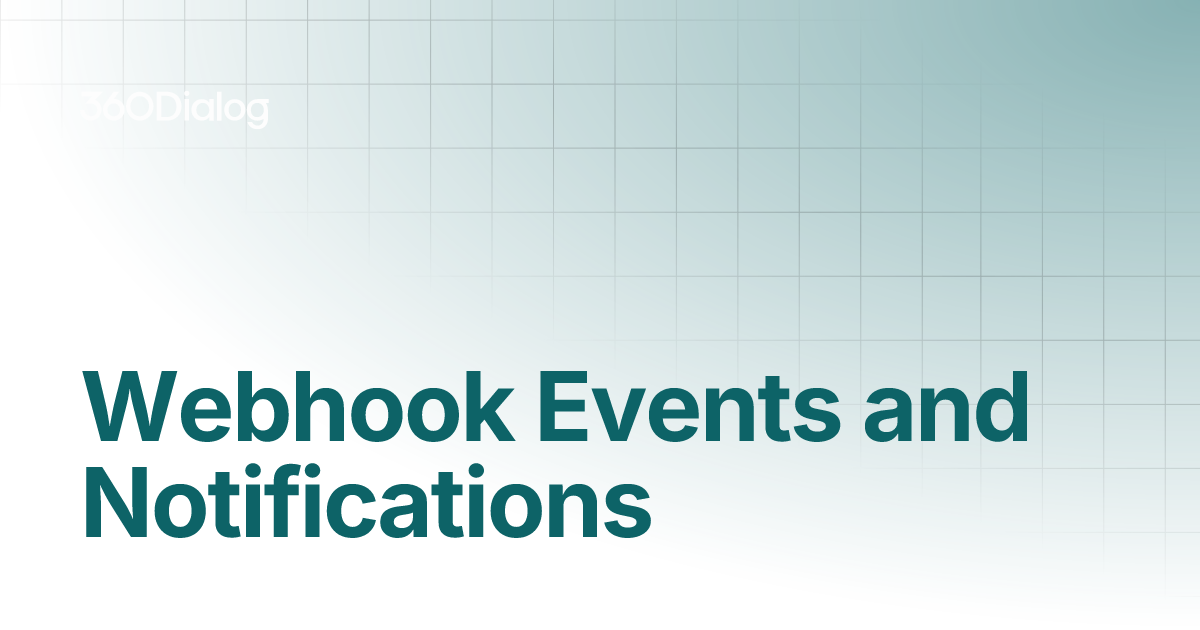 Webhook Events And Notifications Client Documentation
