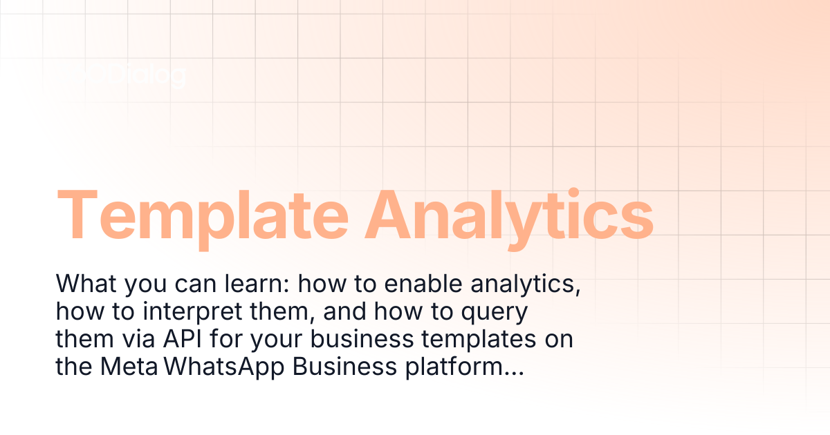 Template Analytics 360dialog 8398