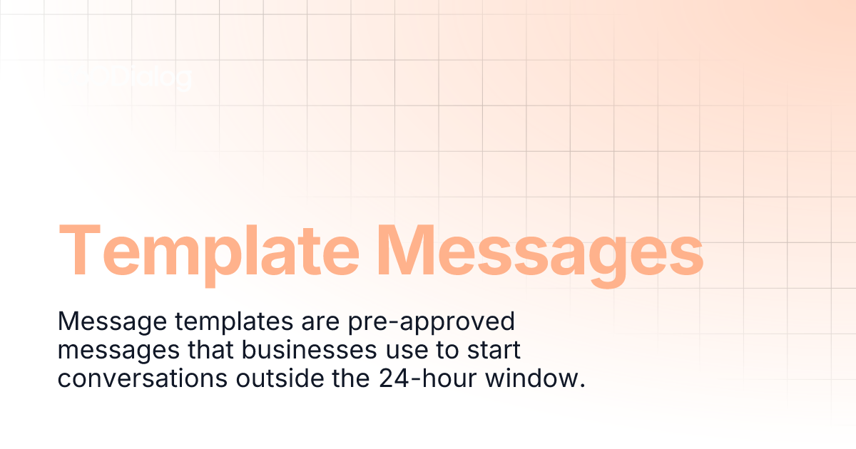 Template Messages | 360Dialog