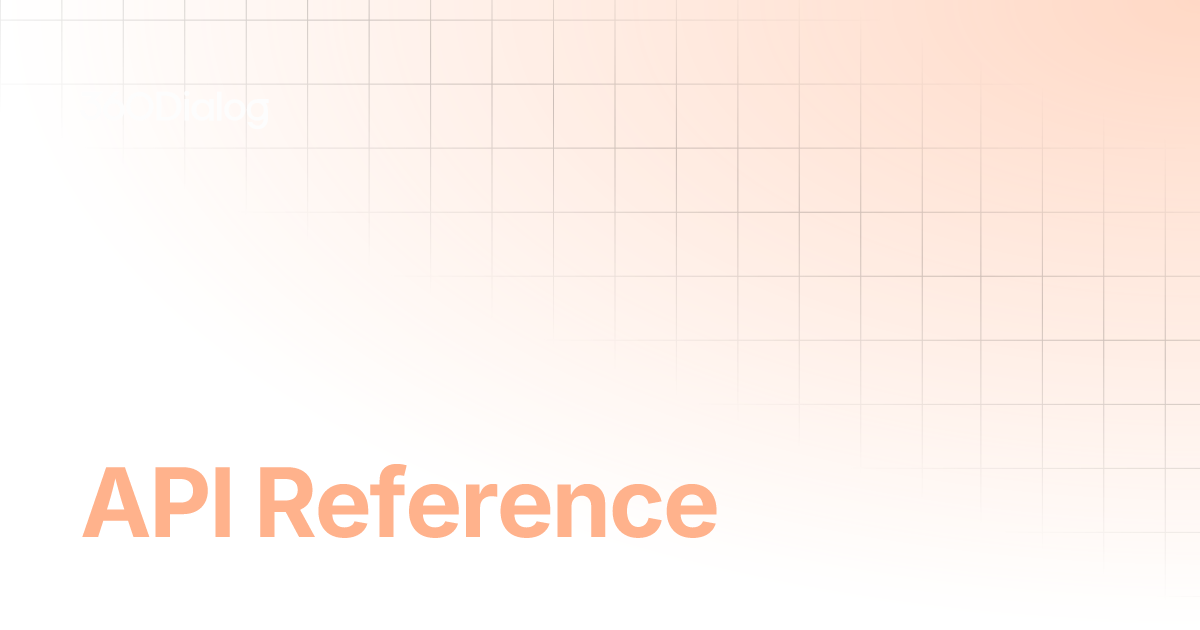 API Reference | 360Dialog